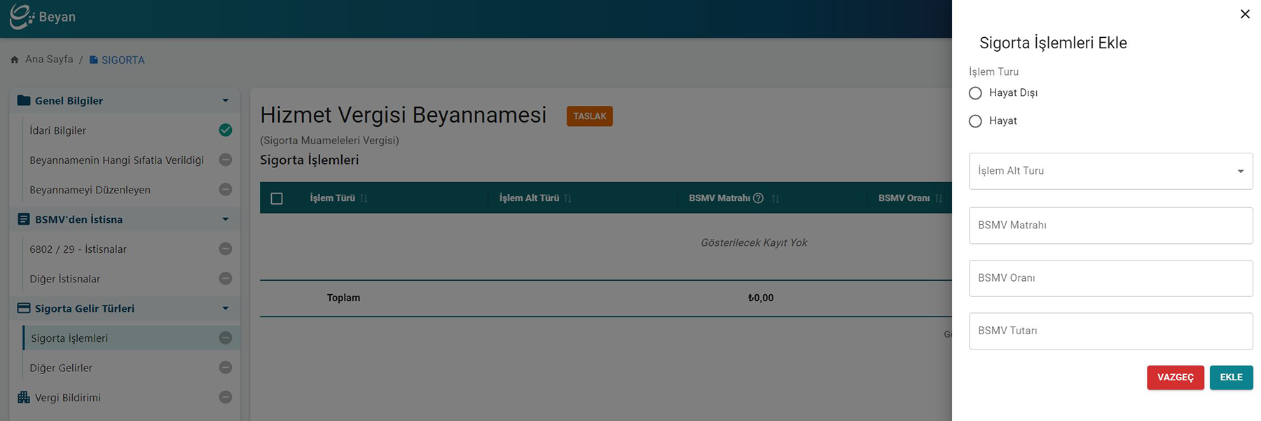 e-Beyan